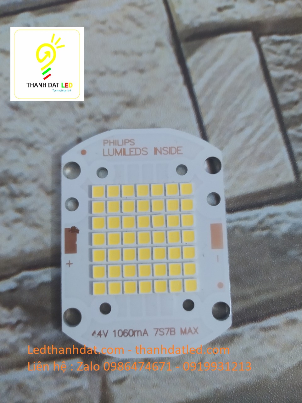 Chip led 50w Philips 3030 COB - ledthanhdat.com